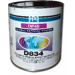 WalZed D834 DP40 CHROMATE FREE 2K EPOXY SURFACER 3L